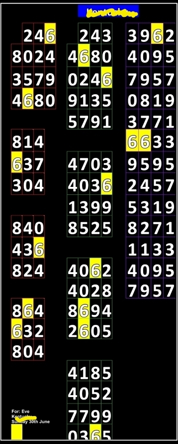 Mizzisht's Blog: Yellow Grid & insights | Lottery Post
